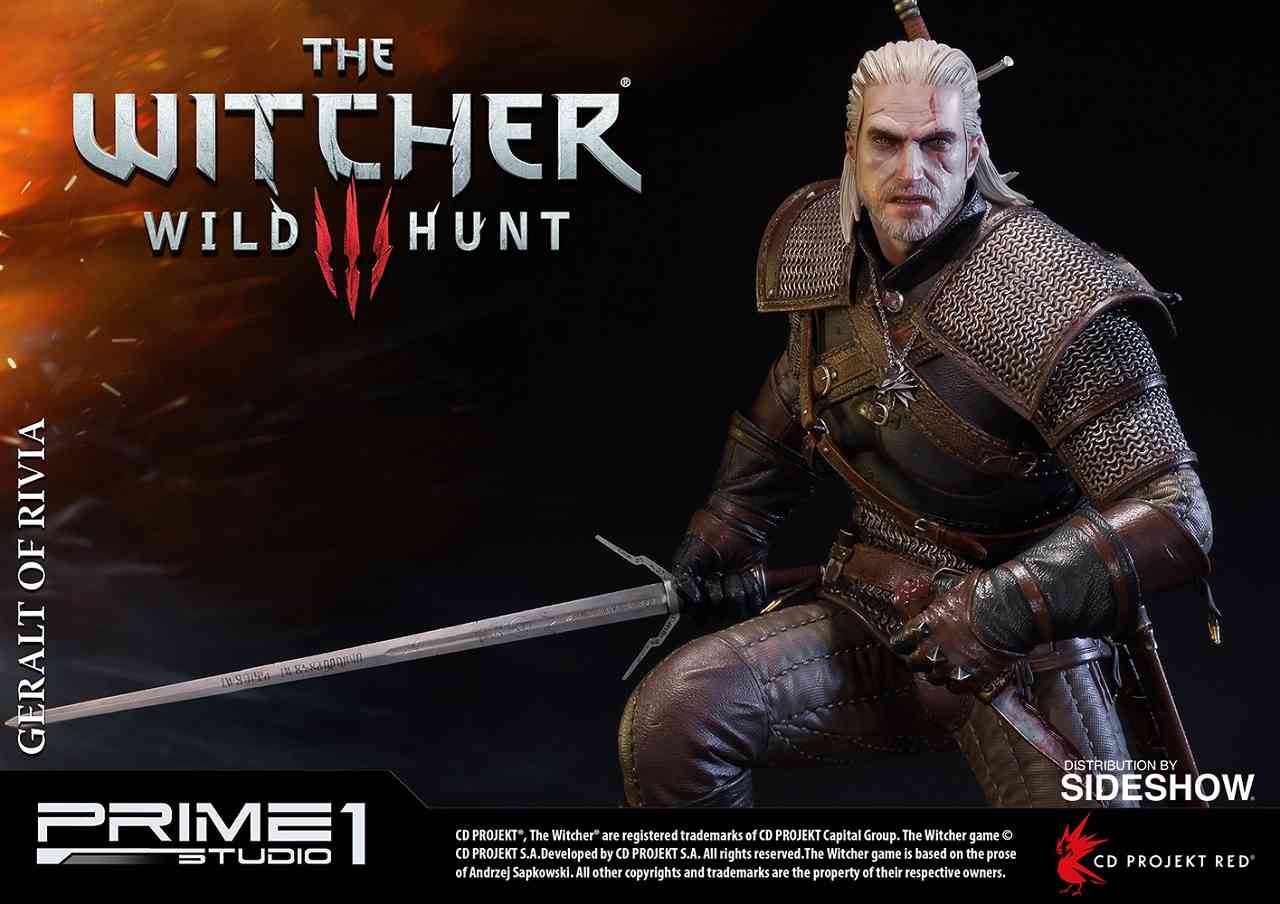 The Witcher 3 'Lifelike' Geralt Statue is a Mere $770