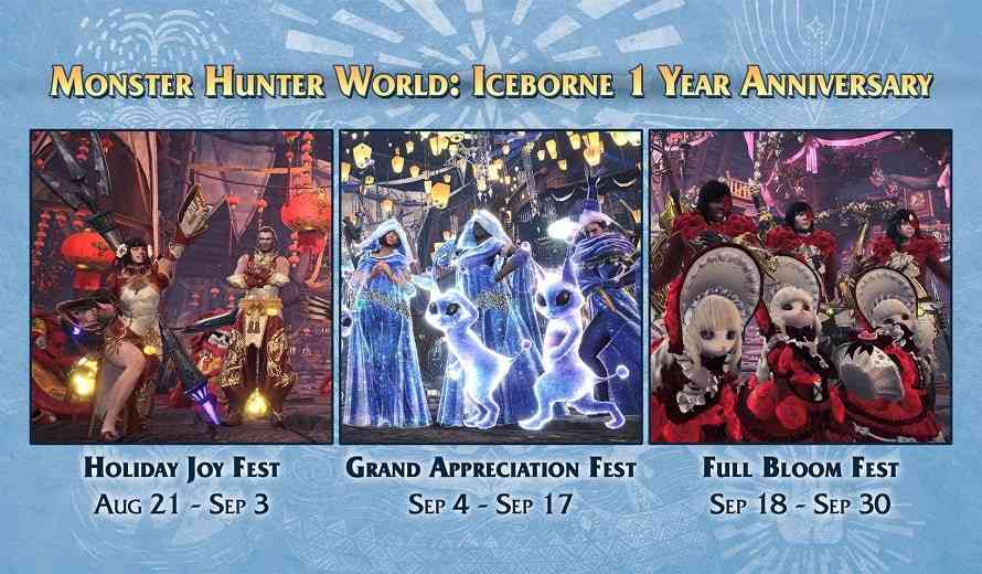 Replay Seasonal Events in Monster Hunter World: Iceborne Anniversary ...