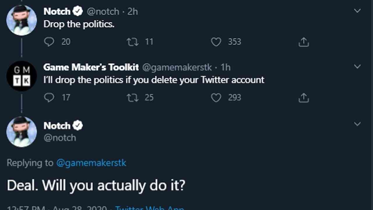 Notch Deletes Twitter Account Over an Insane Promise | COGconnected