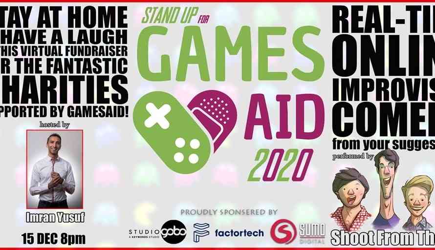 Stand Up for GamesAid Comedy Night Tomorrow | COGconnected