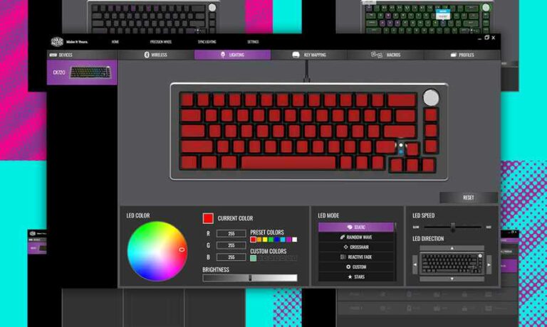 Cooler Master CK720 Mechanical Keyboard Review - Custom Fit